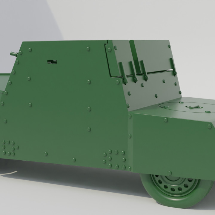 3D Printable Standard Beaverette Mk.II (UK, WW2) by Wargame3d