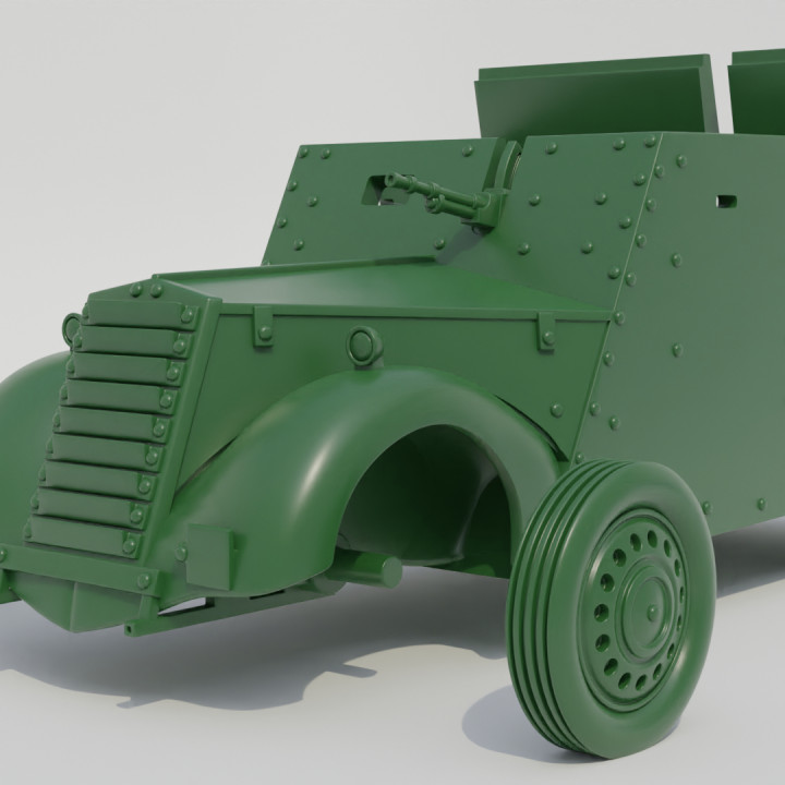 3D Printable Standard Beaverette Mk.II (UK, WW2) by Wargame3d