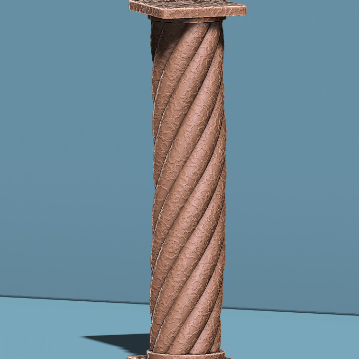 3D Printable Pillar Pack by Little Shop of Sigil