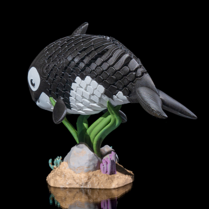 3D Printable Oscar, the Orca by Stlflix