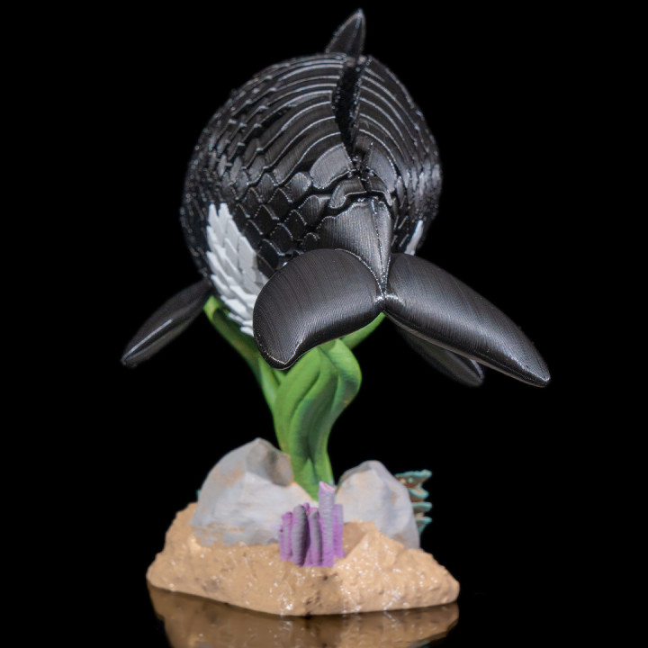 3D Printable Oscar, the Orca by Stlflix