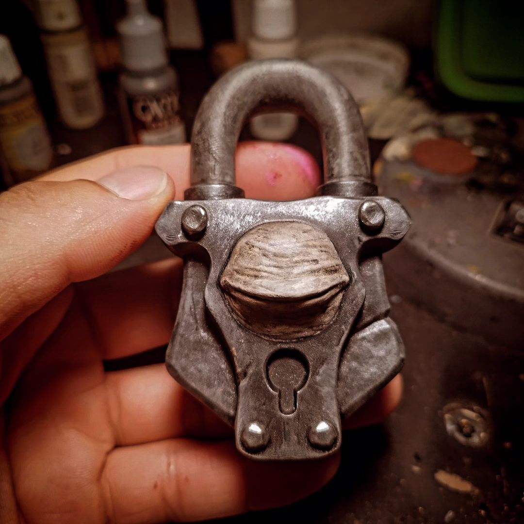 3D Printable Mimic Lock by Black Skull Studio