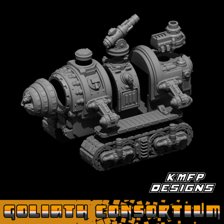 3D Printable Goliath Consortium - Exo-Driller by KMFP Designs