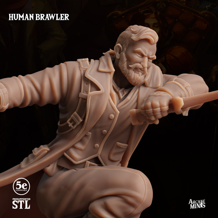 3D Printable Human Brawler by Sordane Publishing