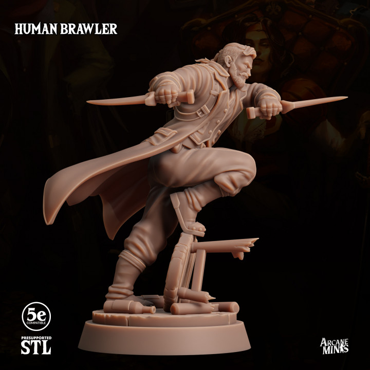 3D Printable Human Brawler by Sordane Publishing