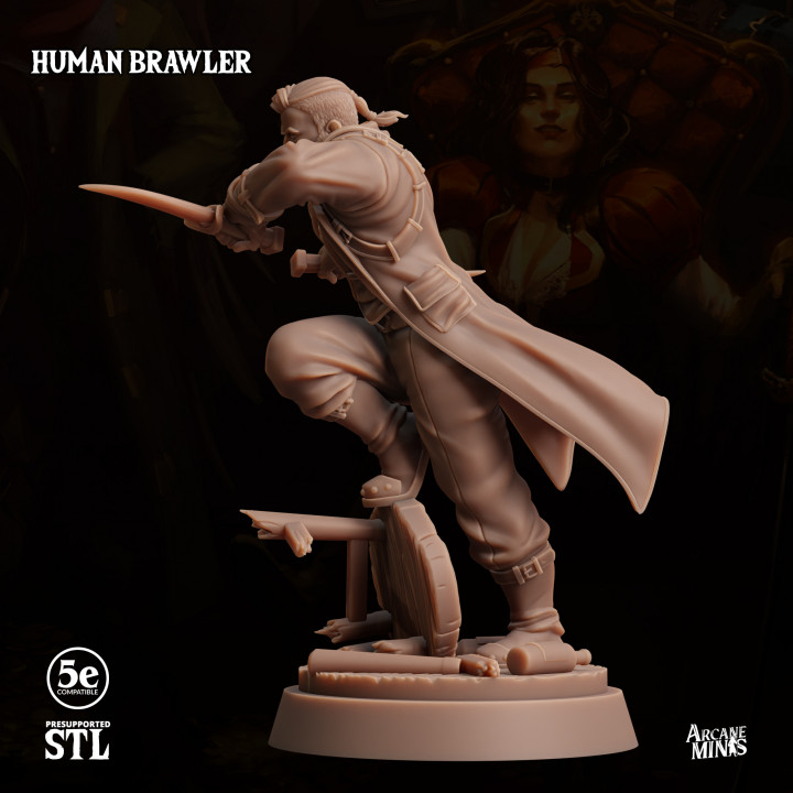 3D Printable Human Brawler by Sordane Publishing