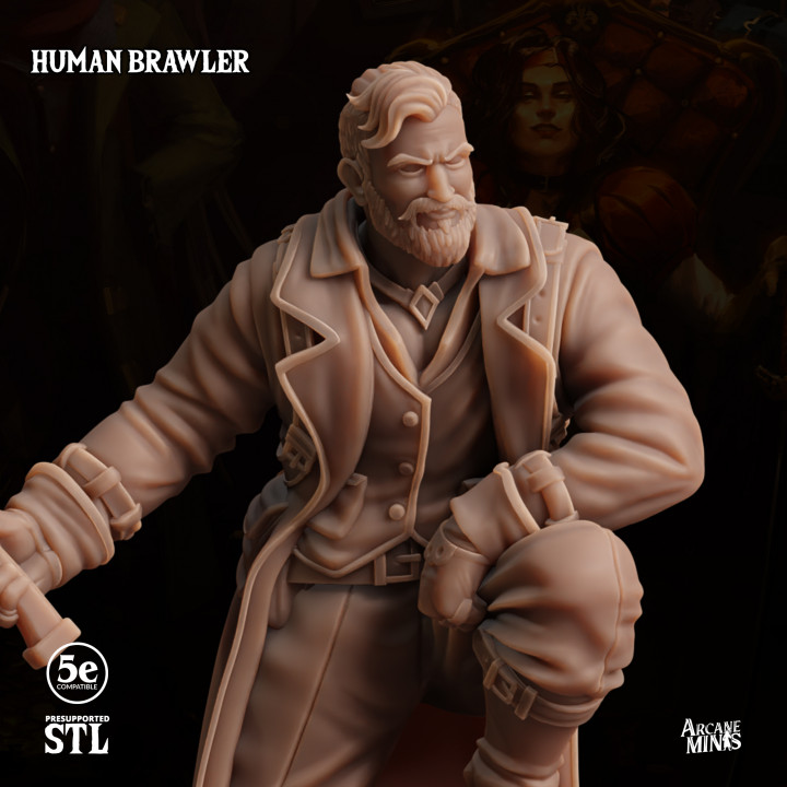 3D Printable Human Brawler by Sordane Publishing