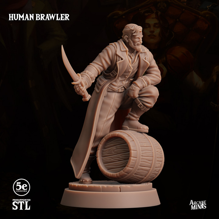 3D Printable Human Brawler by Sordane Publishing