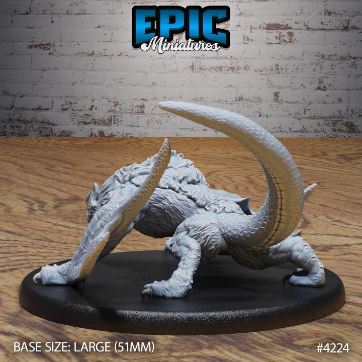 3D Printable Emperor Wyvern / Bulky Mountain Dragon / Winged Reptile ...