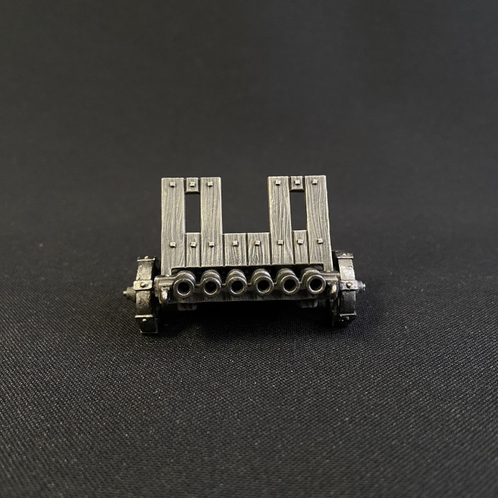 3D Printable Ribauldequin (Medieval Artillery) by Tiny Furniture