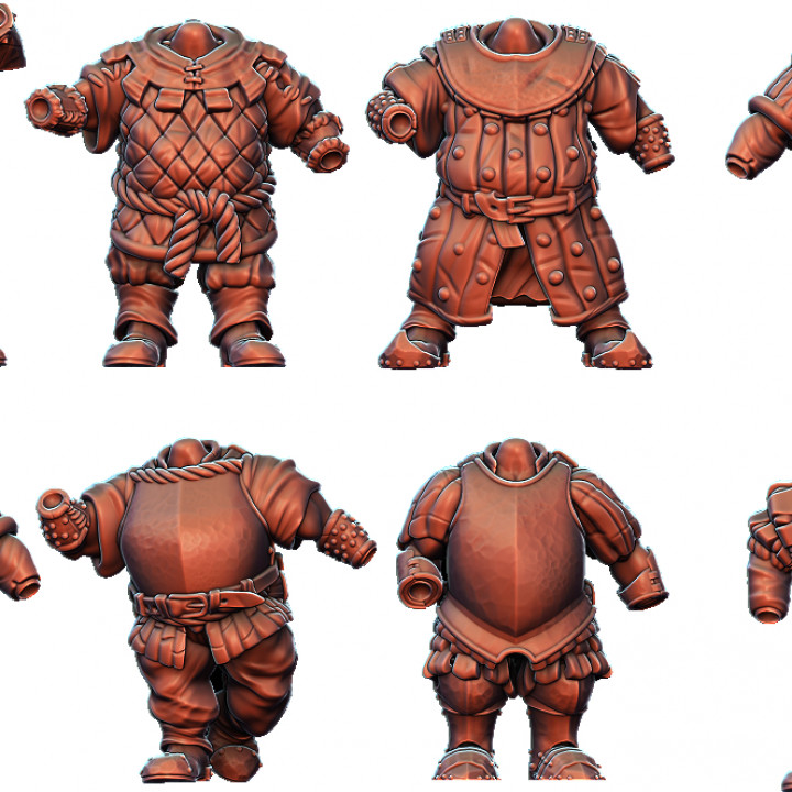 3D Printable Ogre Mercenary Company - Ogre Miniatures Megapack by ...