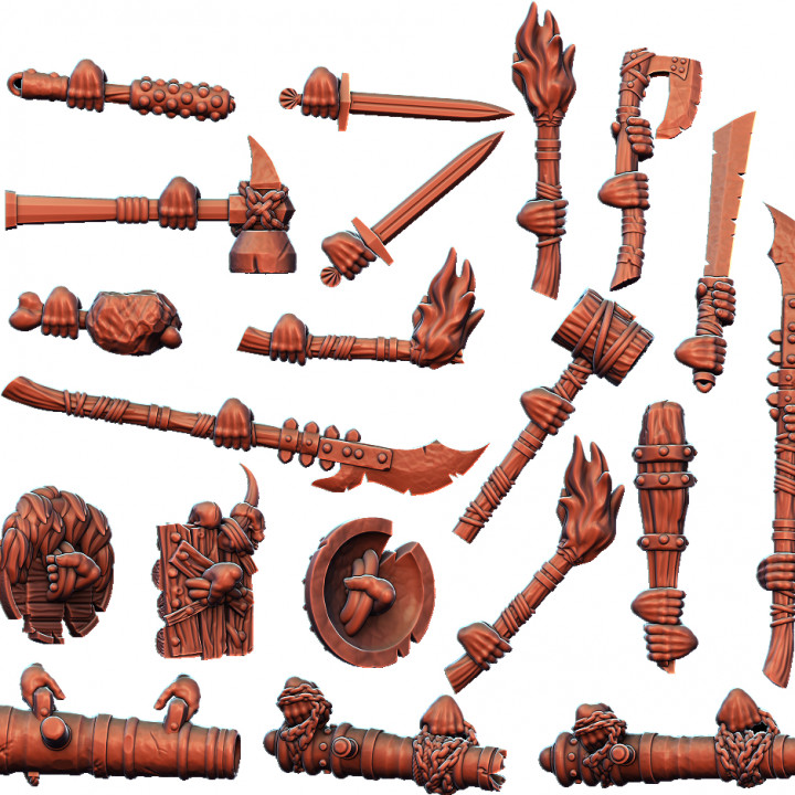 3D Printable Ogre Mercenary Company - Ogre Miniatures Megapack by ...