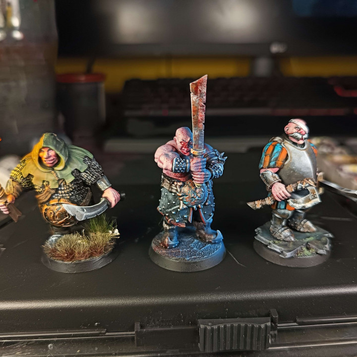 3D Printable Ogre Mercenary Company - Ogre Miniatures Megapack by ...