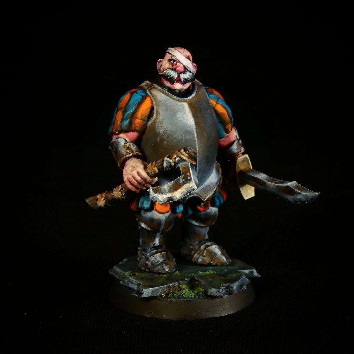 3D Printable Ogre Mercenary Company - Ogre Miniatures Megapack by ...