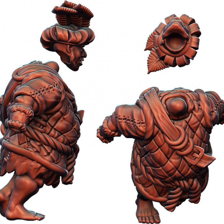 3D Printable Ogre Mercenary Company - Ogre Miniatures Megapack by ...