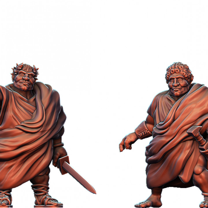 3D Printable Ogre Mercenary Company - Ogre Miniatures Megapack by ...