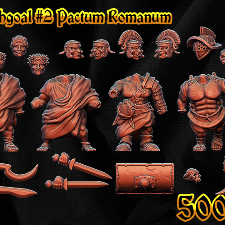 3D Printable Ogre Mercenary Company - Ogre Miniatures Megapack by ...