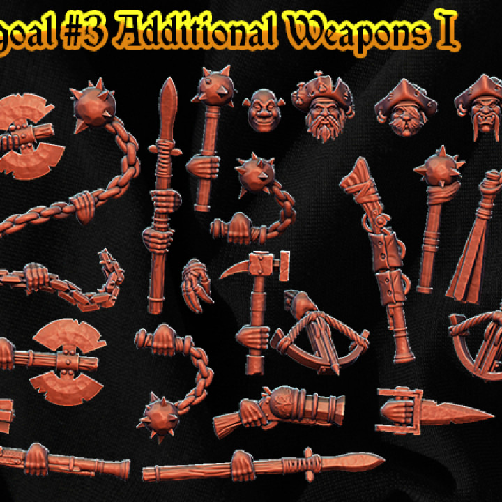 3D Printable Ogre Mercenary Company - Ogre Miniatures Megapack by ...