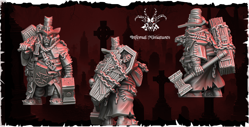 3D Printable Ogre Mercenary Company - Ogre Miniatures Megapack by ...