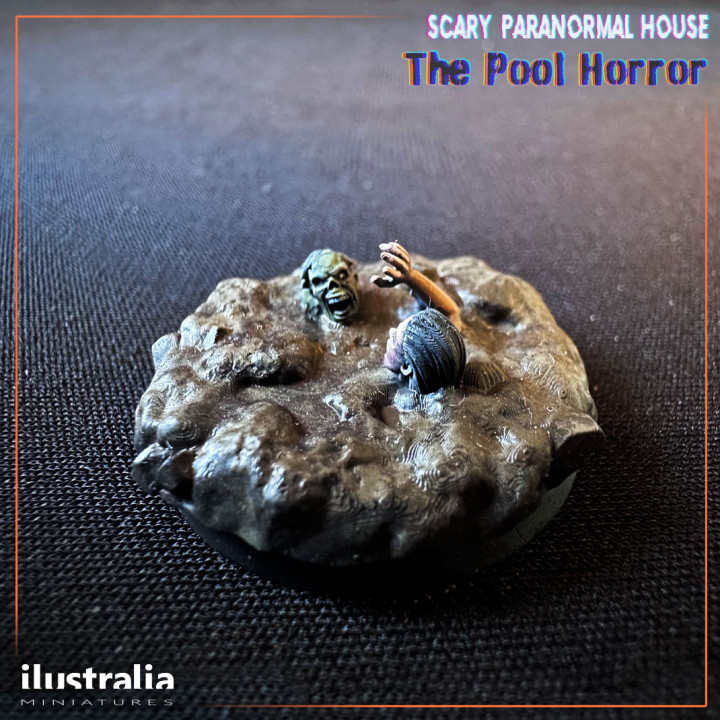 3D Printable The Pool Horror by ilustralia miniatures