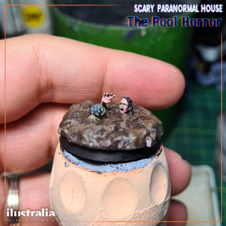 3D Printable The Pool Horror by ilustralia miniatures