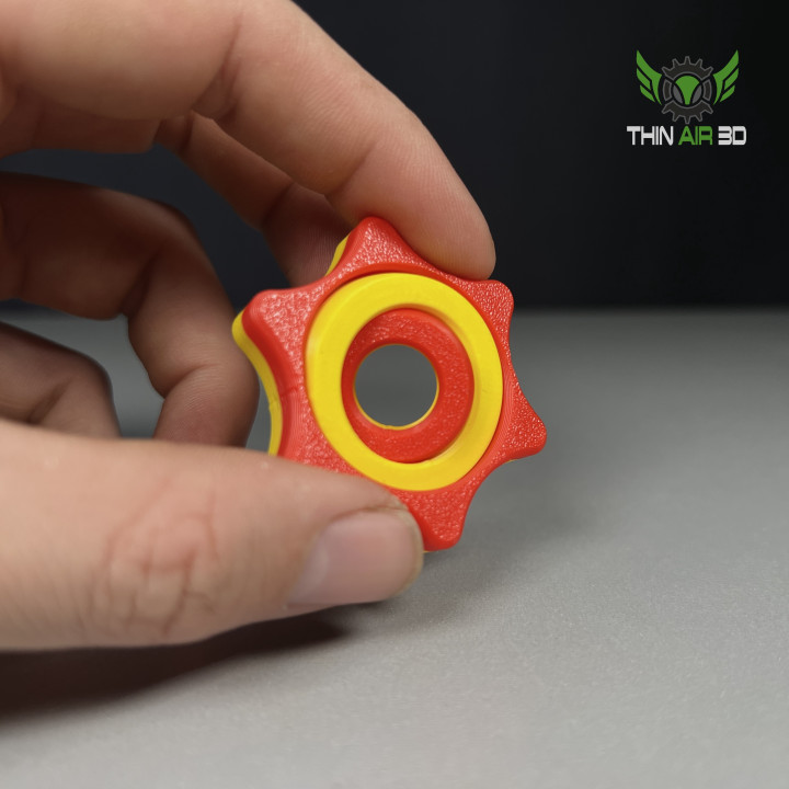 3D Printable Gyro Fidgets (4 Variations) by Thin Air 3D