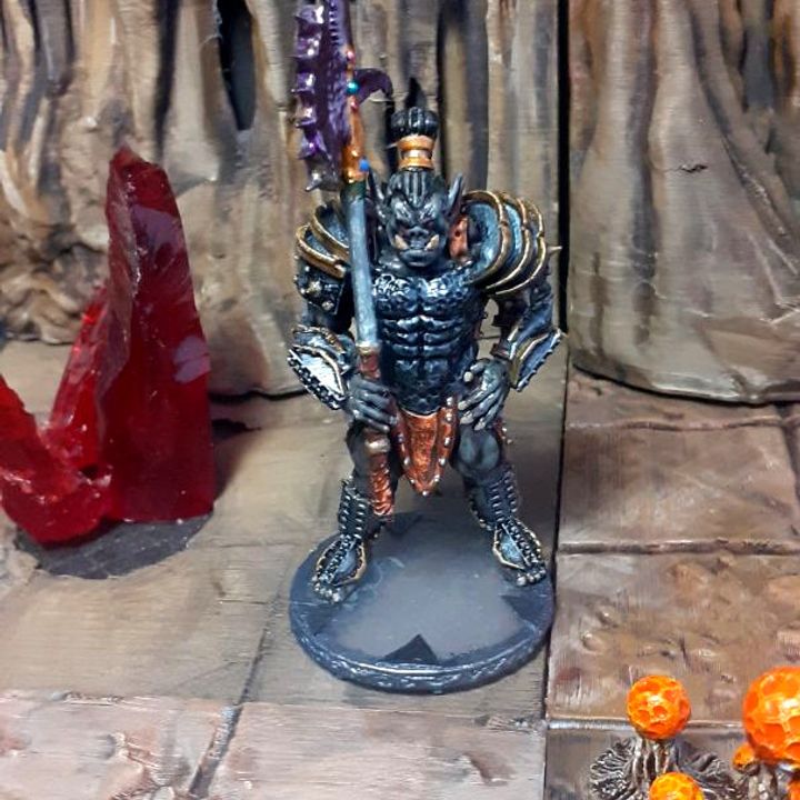 3D Printable Dark Orc 1/5 - Halberd Guard by Black Anvil Miniatures