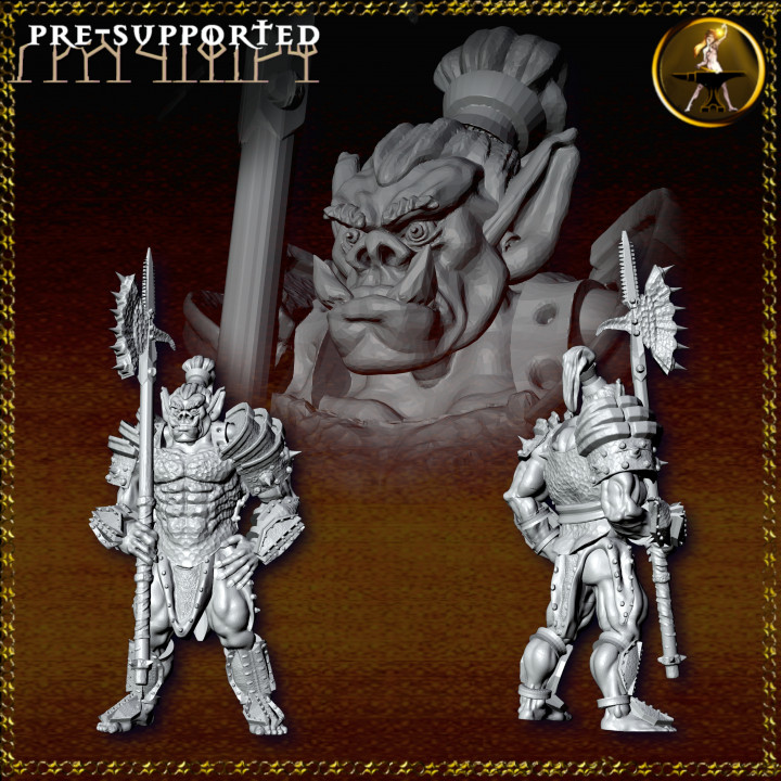 3D Printable Dark Orc Bundle by Black Anvil Miniatures