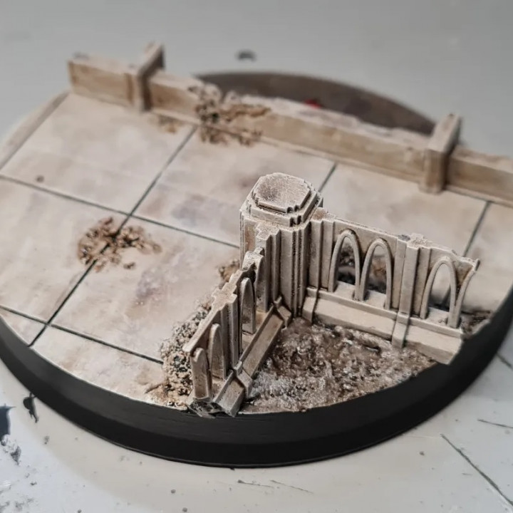 3D Printable 80mm wargaming bases by Lee McColl