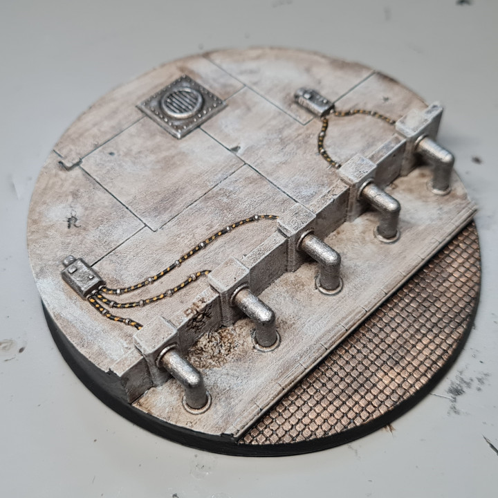 3D Printable 80mm wargaming bases by Lee McColl