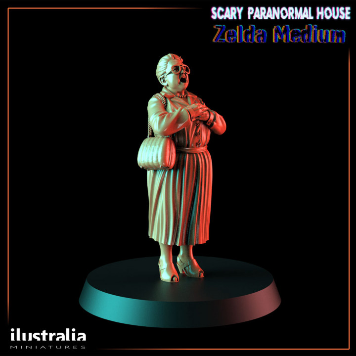 3D Printable Paranormal Characters by ilustralia miniatures