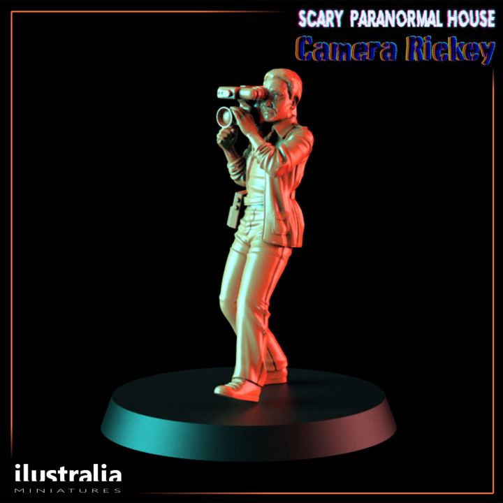 3D Printable Paranormal Characters by ilustralia miniatures