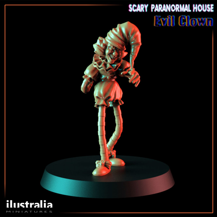 3D Printable Paranormal Characters by ilustralia miniatures