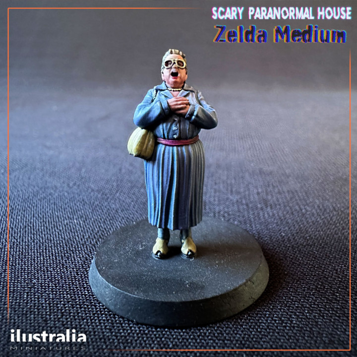 3D Printable Paranormal Characters by ilustralia miniatures