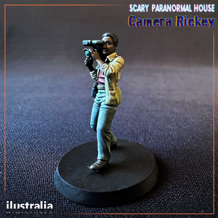 3D Printable Paranormal Characters by ilustralia miniatures