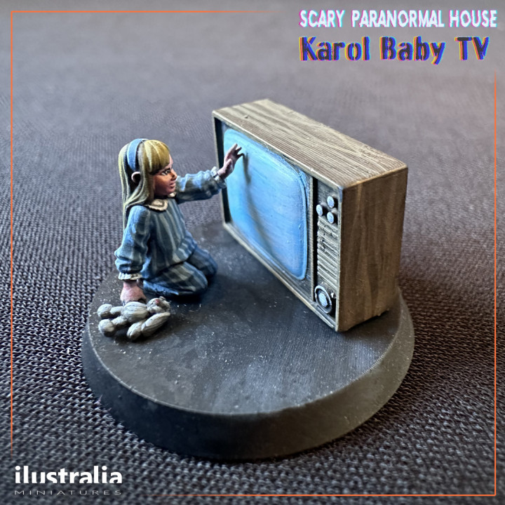 3D Printable Paranormal Characters by ilustralia miniatures