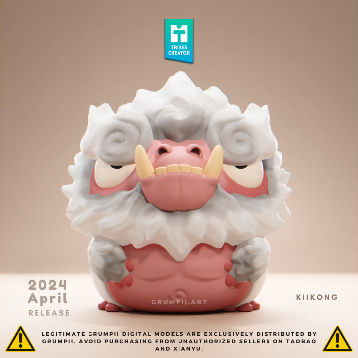 3D Printable Chubbii Grumpii - 2024 April Release by Grumpii