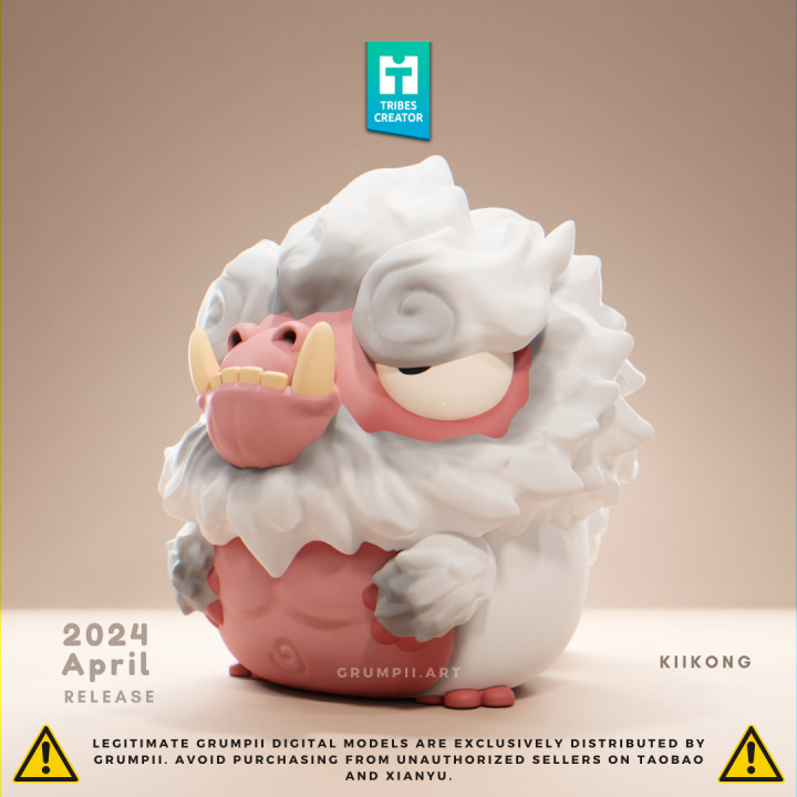3D Printable Chubbii Grumpii - 2024 April Release by Grumpii