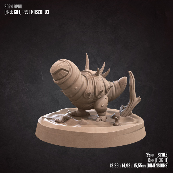 3D Printable Pest Mascots (Abyss Minions) (4 Models) by Bite the Bullet