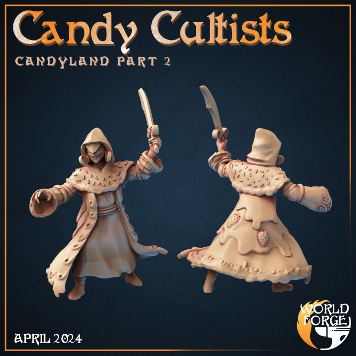 3D Printable Candyland Part 2 Collection by World Forge Miniatures