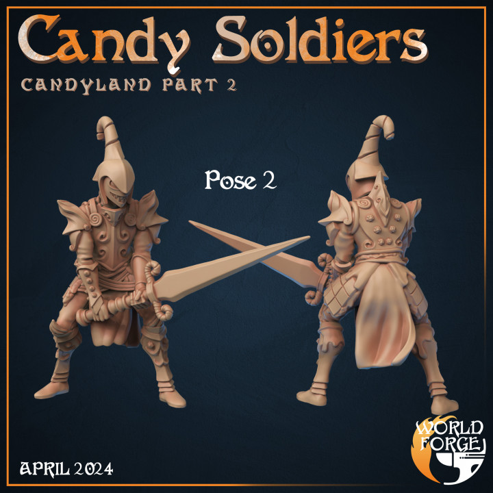 3D Printable Candyland Part 2 Collection by World Forge Miniatures