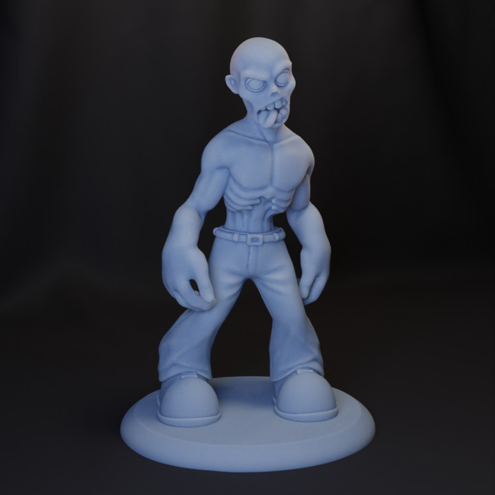 3D Printable Stylized Zombie by kurt