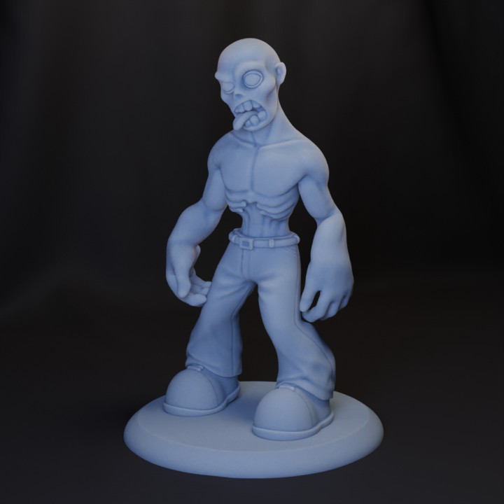 3D Printable Stylized Zombie by kurt