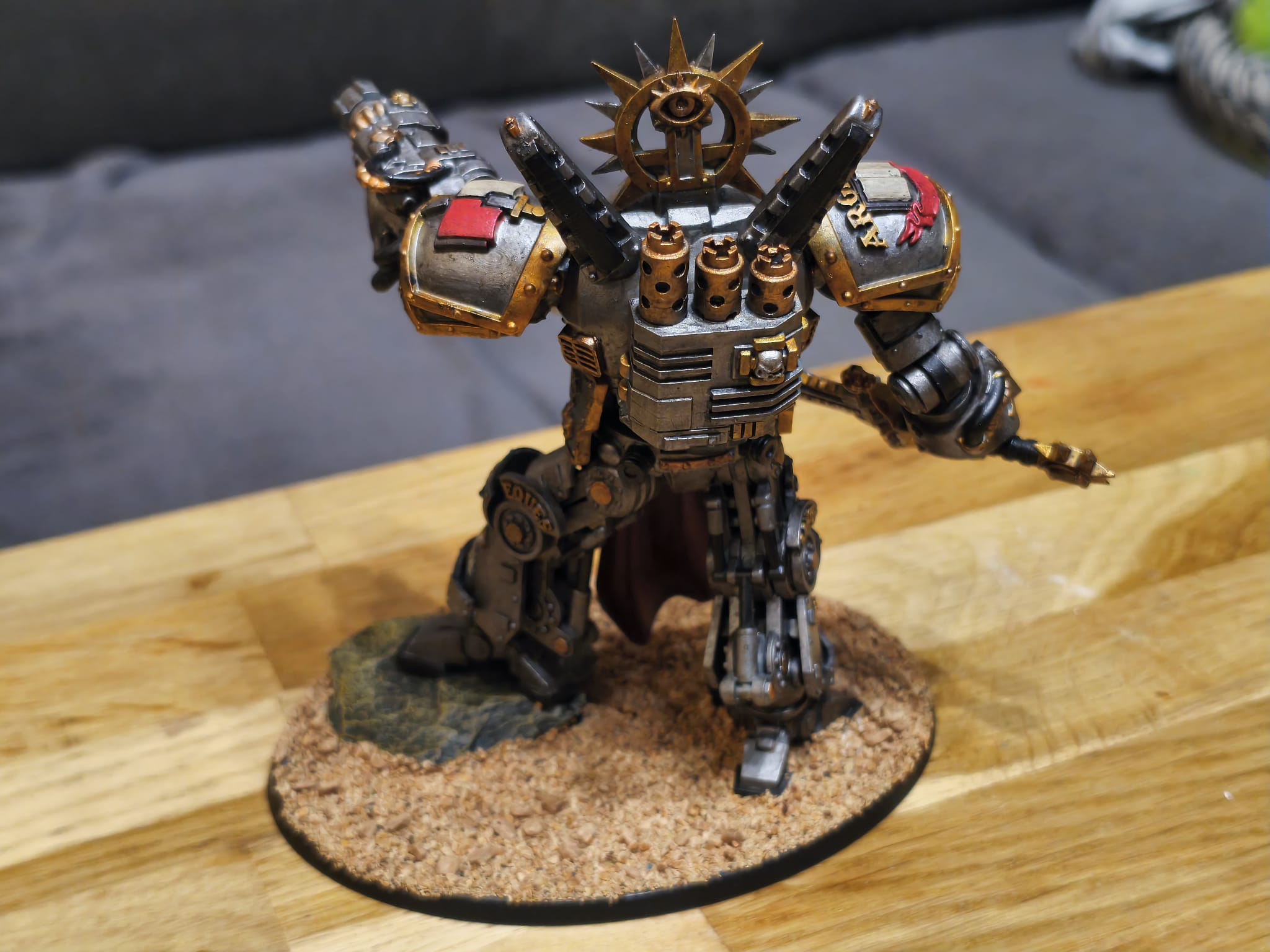 3D Printable Silver Wardens Dread Walker Demon Slayer Knight (presupp ...