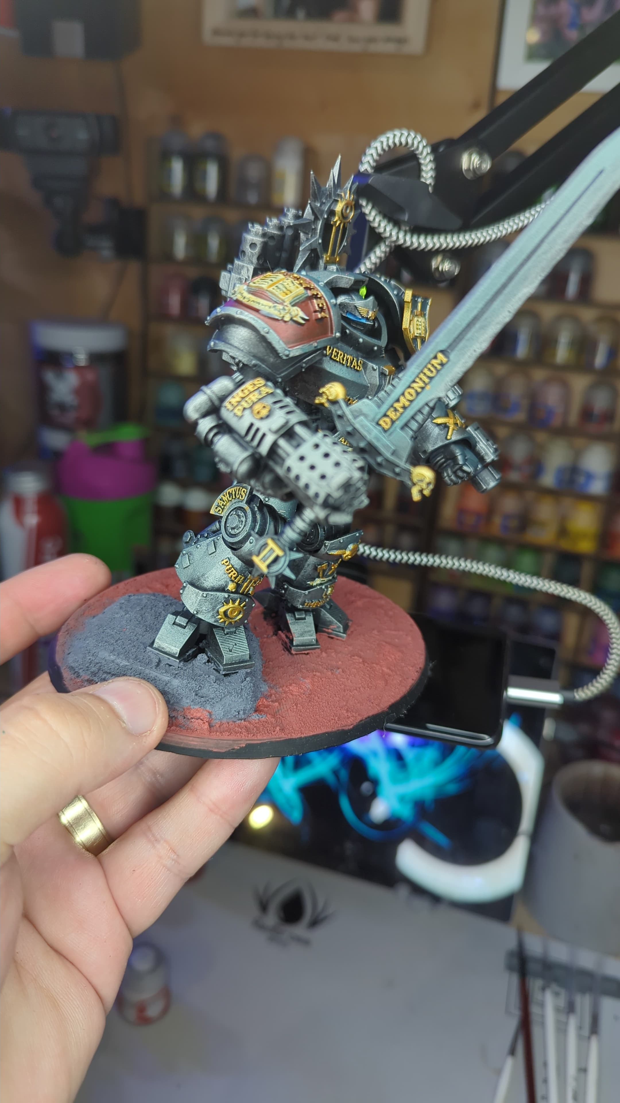 3D Printable Silver Wardens Dread Walker Demon Slayer Knight (presupp ...