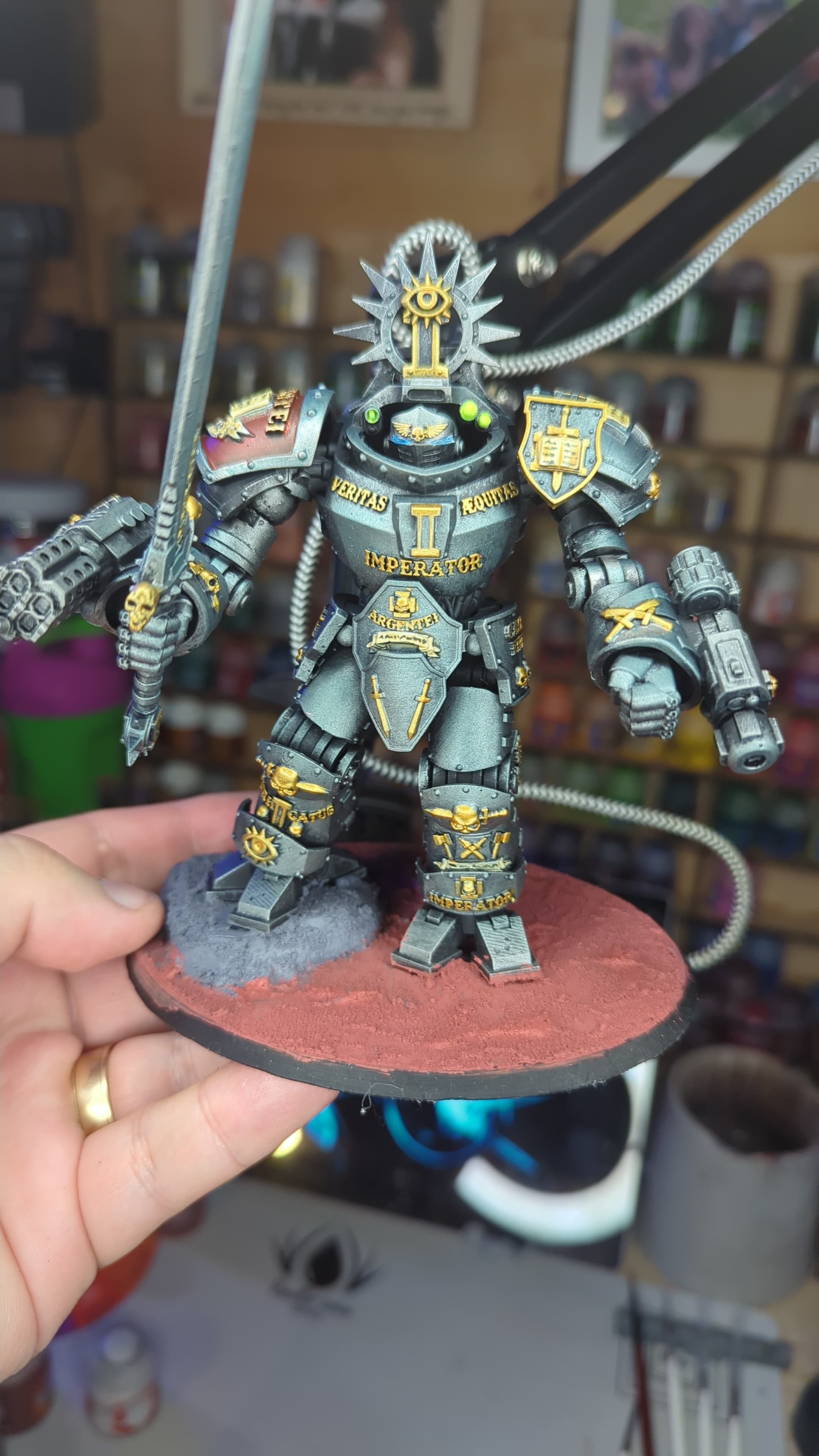 3D Printable Silver Wardens Dread Walker Demon Slayer Knight (presupp ...