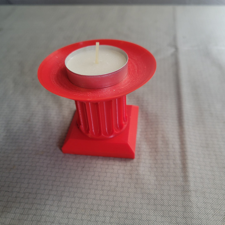3D Printable Tea candle holder by Nicholas Diaz