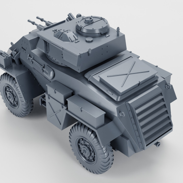 3D Printable Humber Armored Car Mk.II (UK, WW2) by Wargame3d