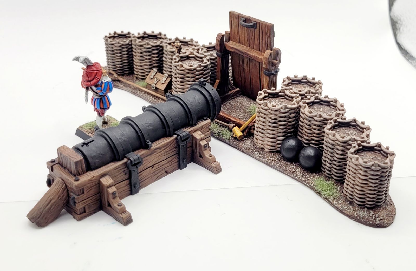 3D Printable Siege shields and a gabion (Medieval Artillery) by Tiny ...