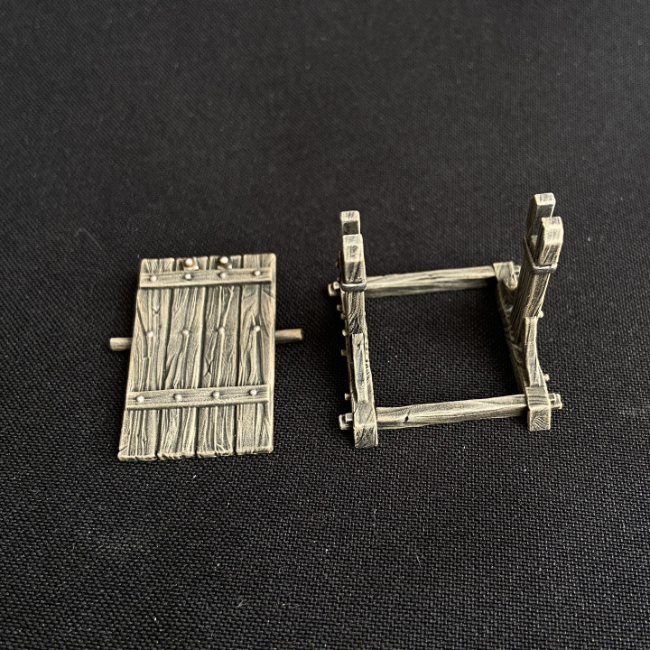 3D Printable Siege shields and a gabion (Medieval Artillery) by Tiny ...